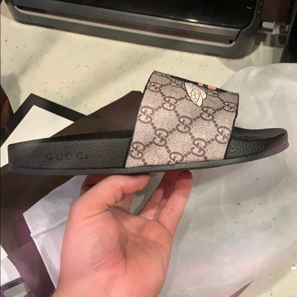 Gucci | Shoes | Womens Gucci Slide Bumblebee | Poshmark